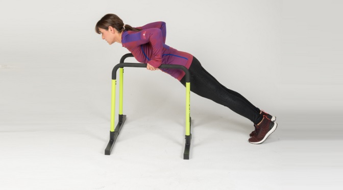 Push ups with parallel bars/ equalizer bars - AthensTrainers®
