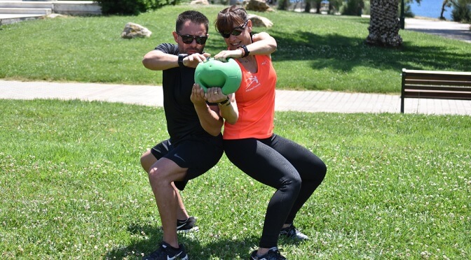 Couple workout: exercise 4 - AthensTrainers®