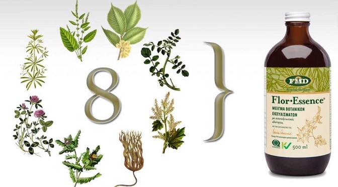 Flora - Flor Essence : αποτοξινωτικό εκχύλισμα 8 βοτάνων - AthensTrainers®