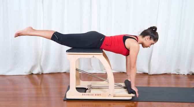 Swan back extension on a Wunda Chair - AthensTrainers®